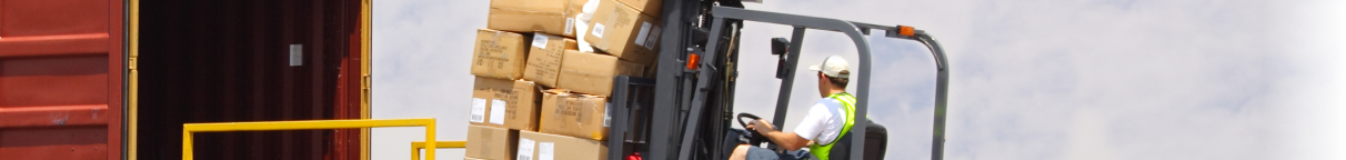 forklift loading to a truck